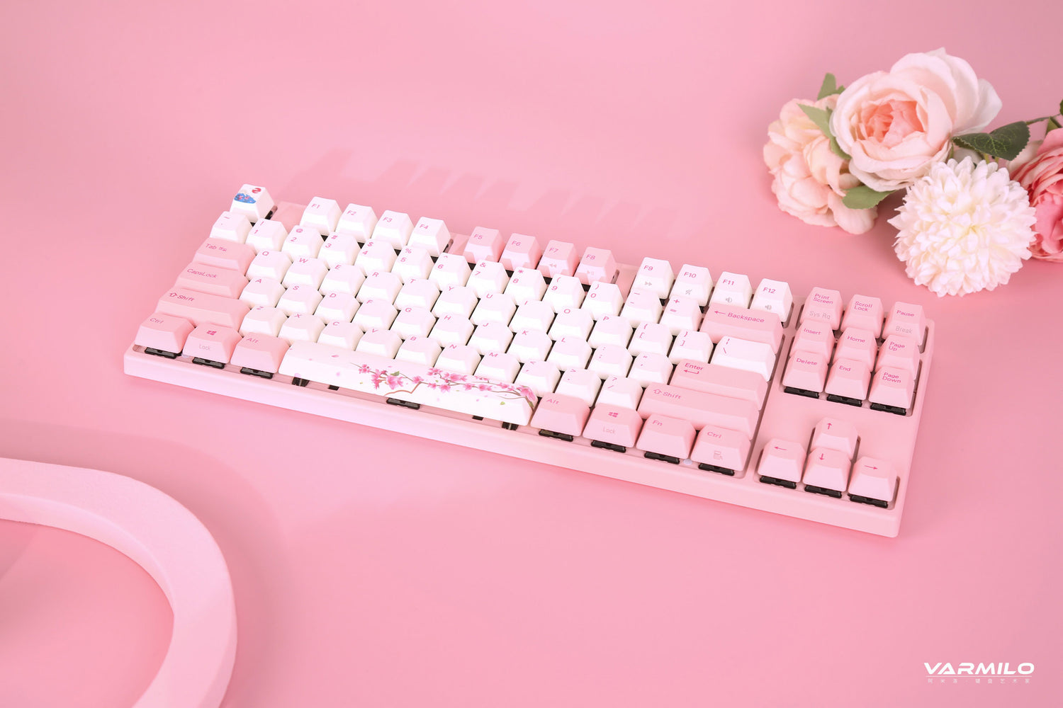 Varmilo VA Series V2 Sakura R1 TKL Bluetooth Mechanical Keyboard