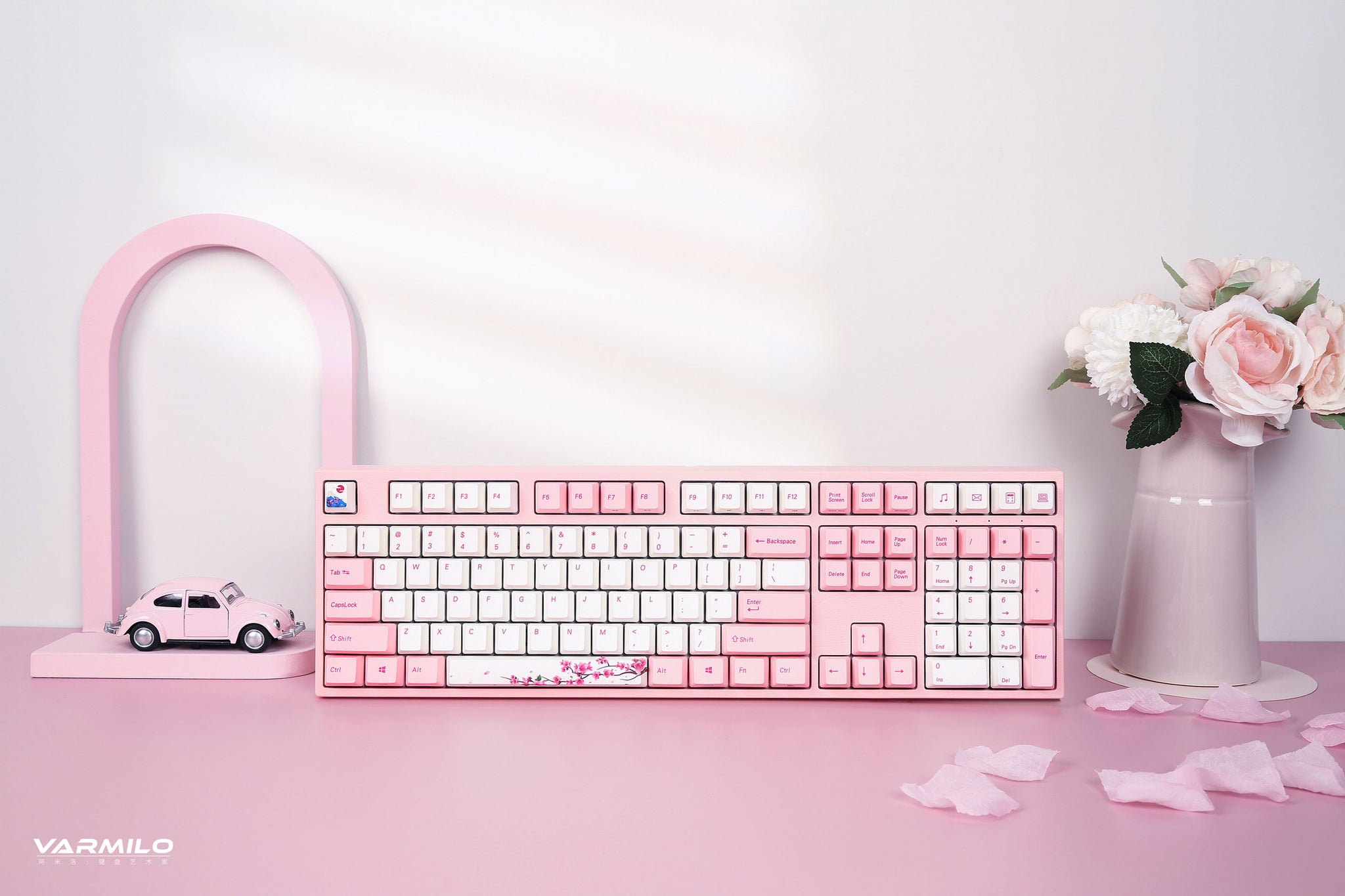 Varmilo VA Series V2 Sakura R1 Bluetooth Mechanical Keyboard