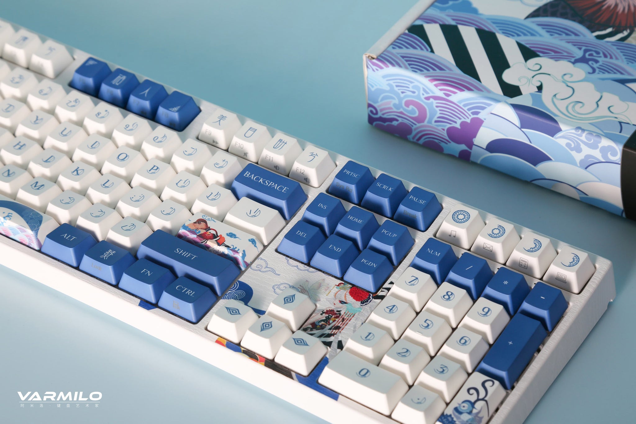 Varmilo MA Series V2 Love Birds Yang (I) White LED EC Mechanical Keybo
