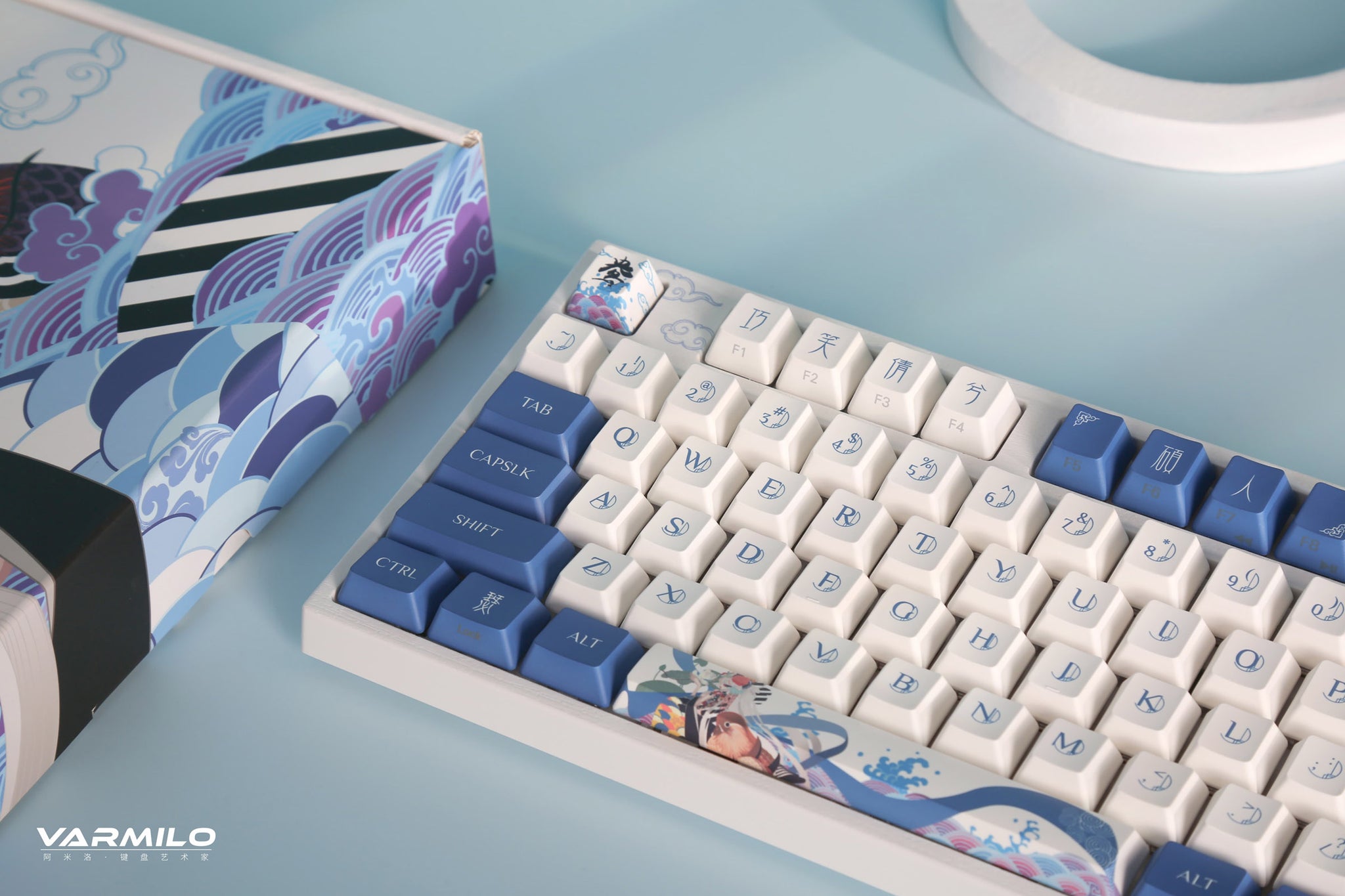 Varmilo MA Series V2 Love Birds Yang (I) White LED EC Mechanical Keybo