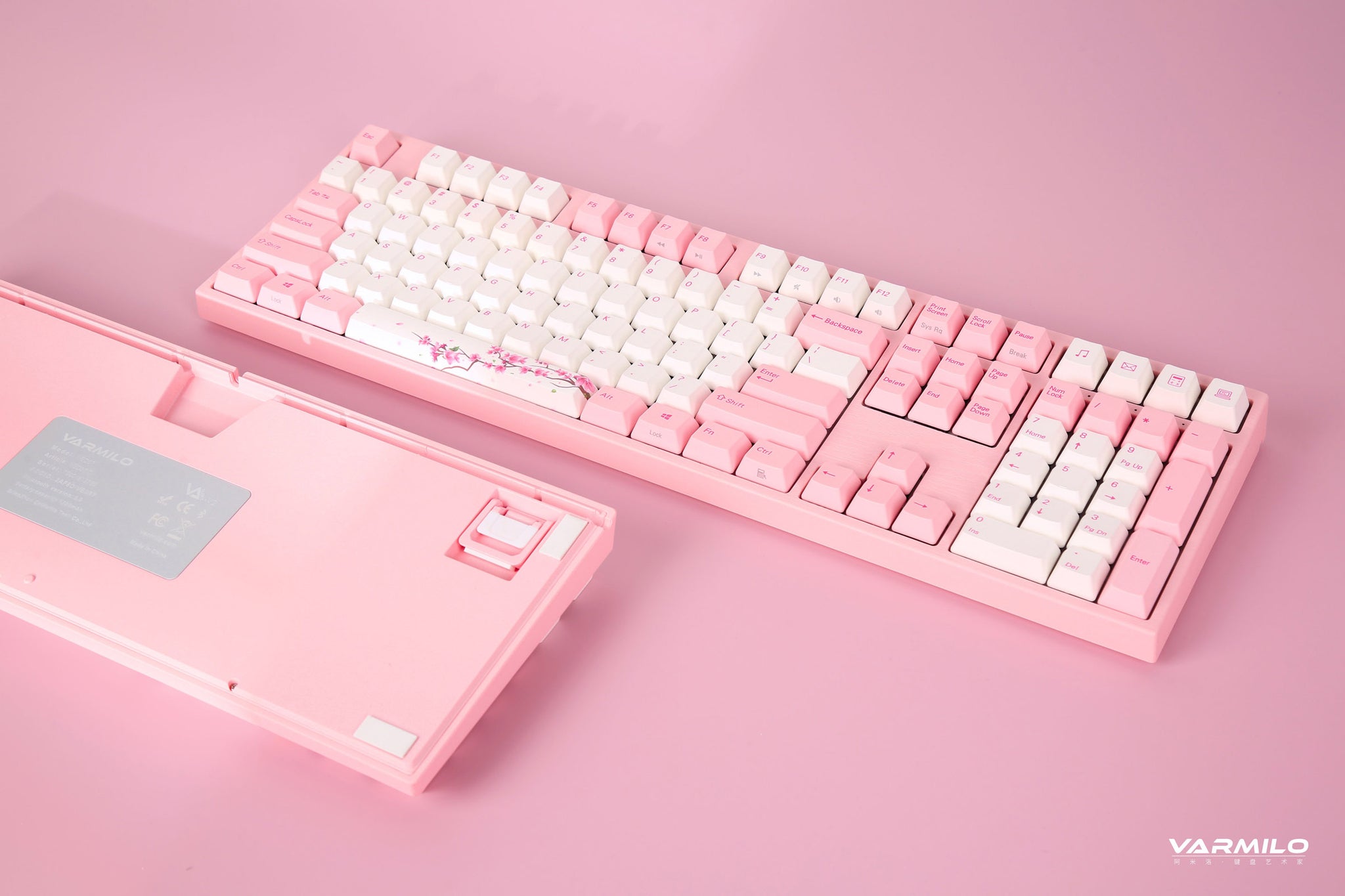 Varmilo VA Series V2 Sakura R1 Pink LED Mechanical Keyboard