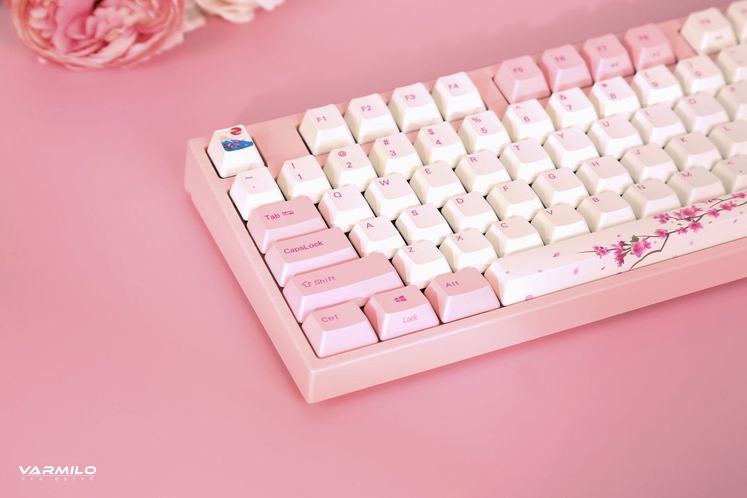 Varmilo VA Series V2 Sakura R1 Pink LED Mechanical Keyboard
