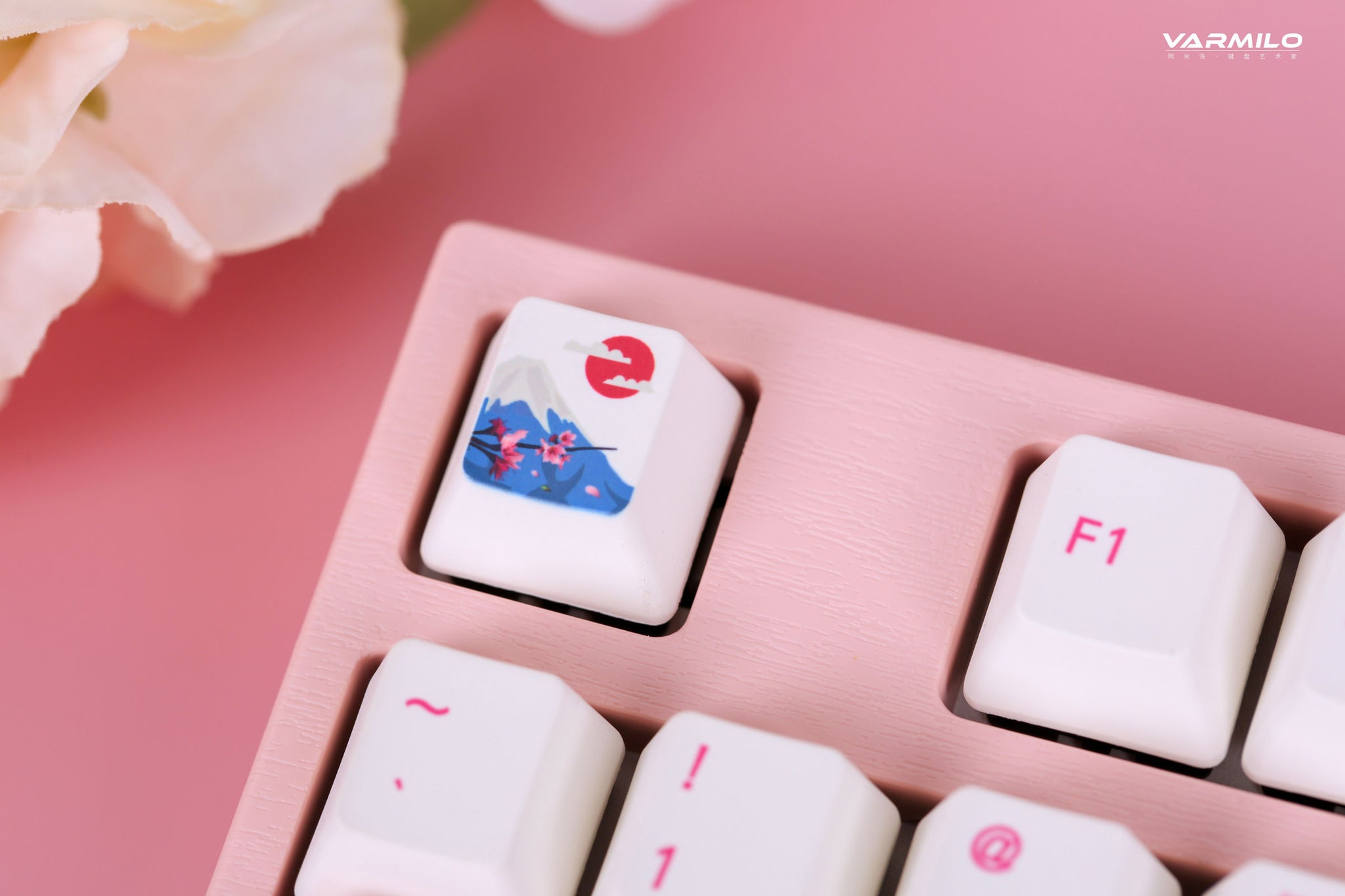Varmilo VA Series V2 Sakura R1 Pink LED Mechanical Keyboard