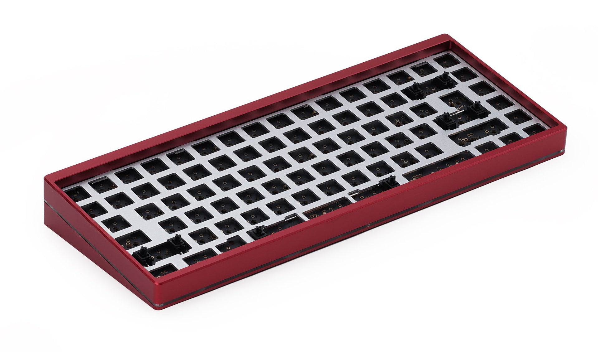 KBDFans KBD75 v3.1 Barebones 75% DIY Kit Burgundy