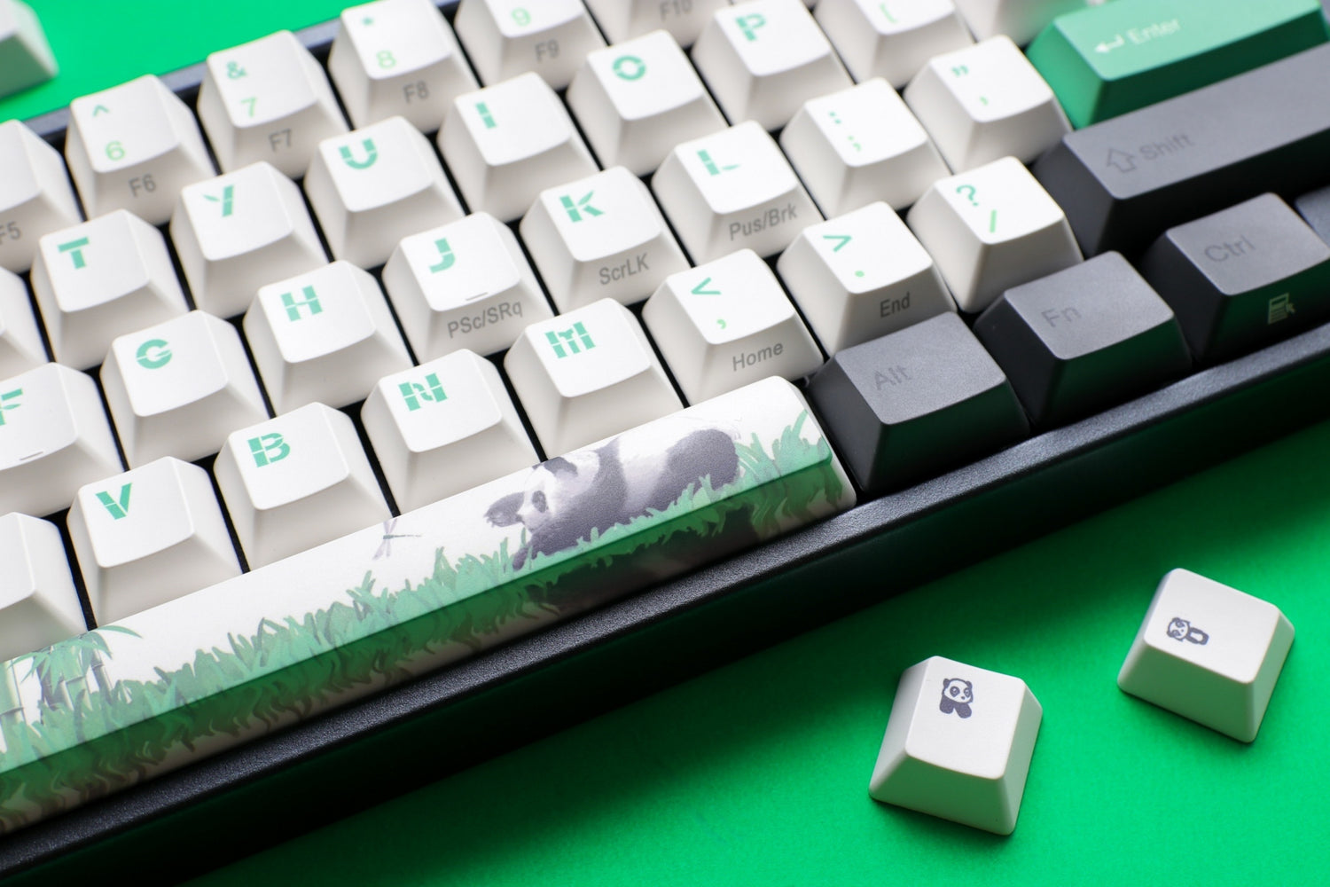 Ducky x Varmilo Miya Pro Panda R2 White LED 65% Double Shot PBT Mechan